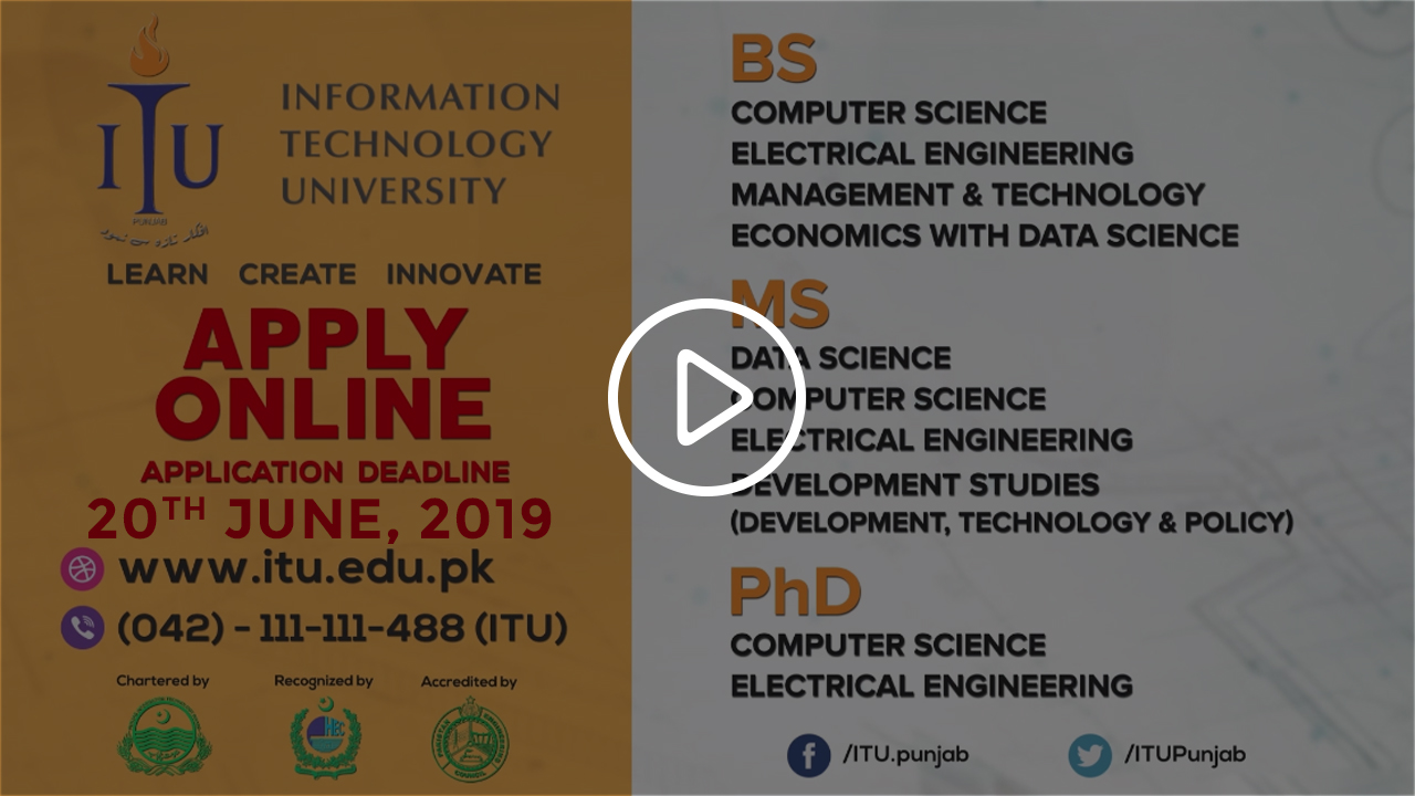 Admissions | Information Technology University